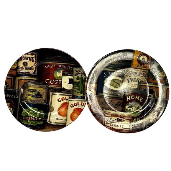 Sakura Dining Sakura Homestead Pantry David Carter Brown Salad Plates Lot Of Two 2 Designs 8